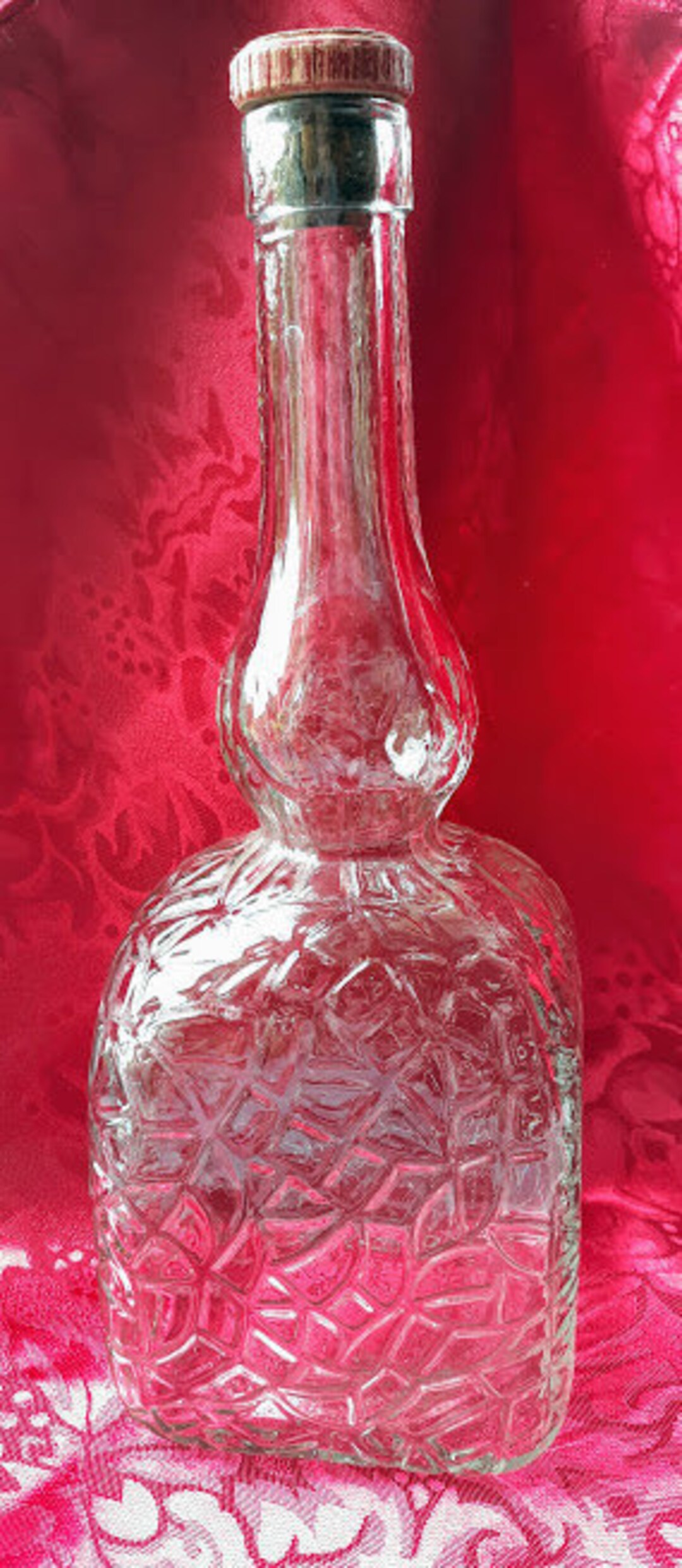 Liqueur Decanter, With Wooden 'garnier Liqueurs' Stopper, Raised ...