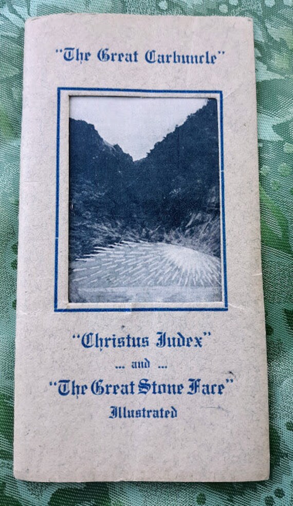 Vintage Pamphlet the Great Carbuncle/christus Judex and | Etsy