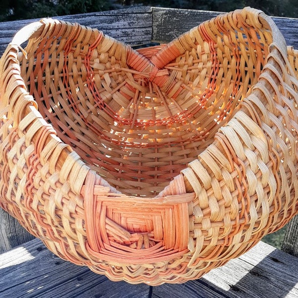 Vintage Wood Basket - Etsy