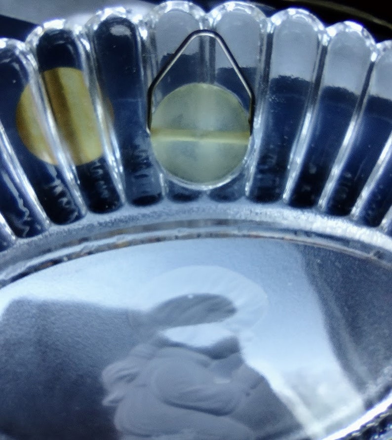 Vintage Goebel Crystal Glass Plate First Edition 1978 - Etsy