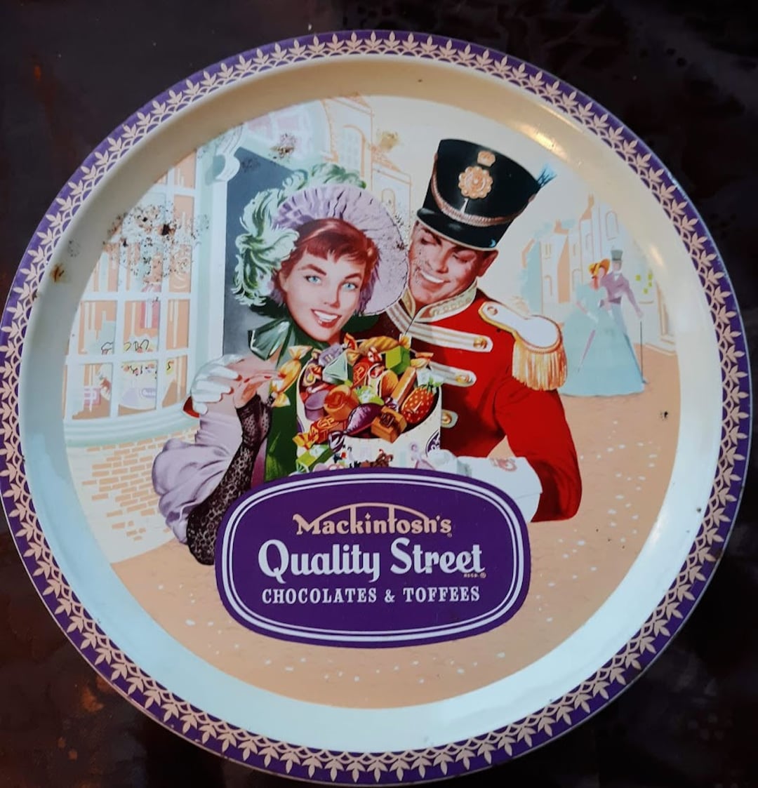 Vintage Tin, "mackintosh's Quality Street Chocolates & Toffees", C ...