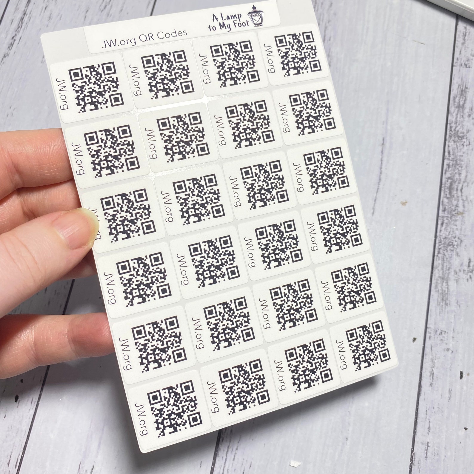 JW Letter Writing Memorial Campaign QR Code Stickers | Etsy