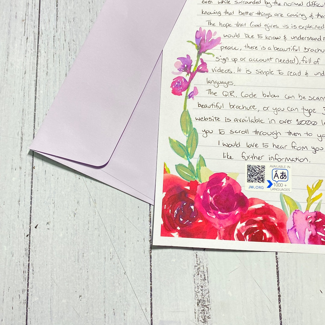 JW Letter Writing, Memorial Campaign, QR Code Stickers, Witnessing ...