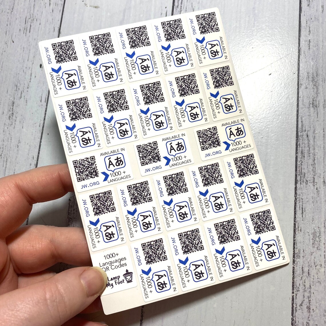 JW Letter Writing Memorial Campaign QR Code Stickers - Etsy