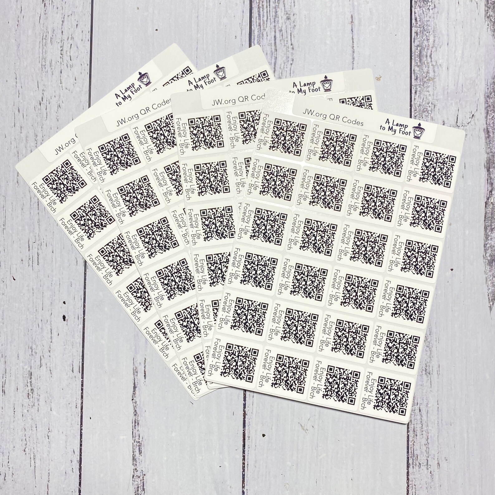 JW Letter Writing Memorial Campaign QR Code Stickers - Etsy