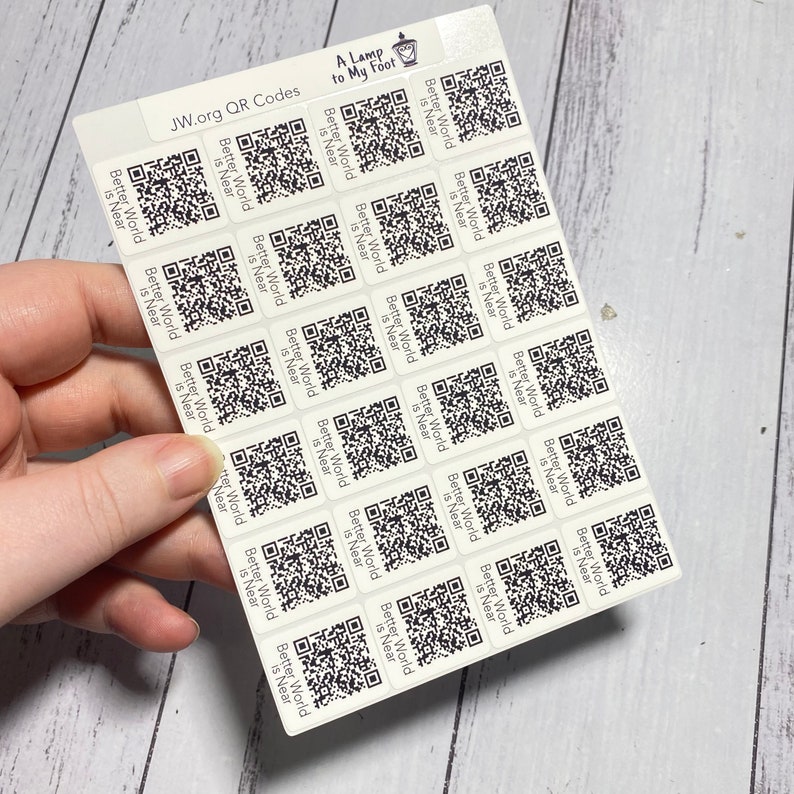 JW Letter Writing Memorial Campaign QR Code Stickers - Etsy