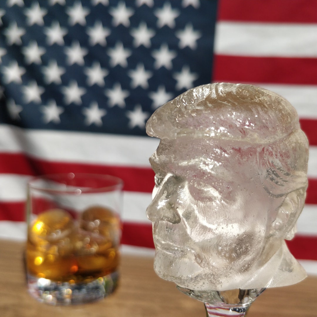 Donald Trump Ice Head Trays, Bpa-free Silicone - Etsy