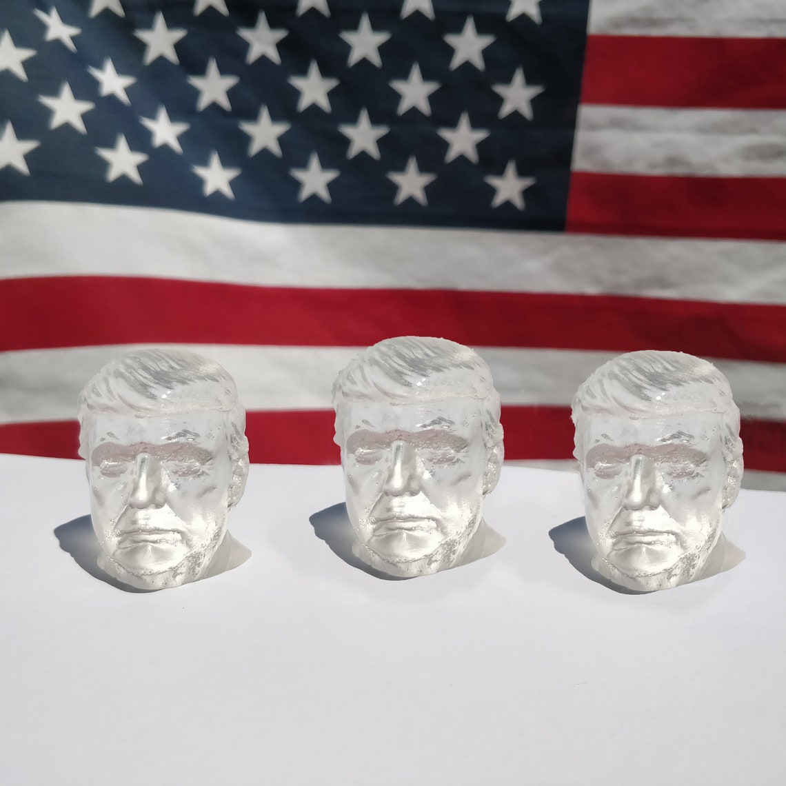 Donald Trump Ice Head Trays, Bpa-free Silicone - Etsy