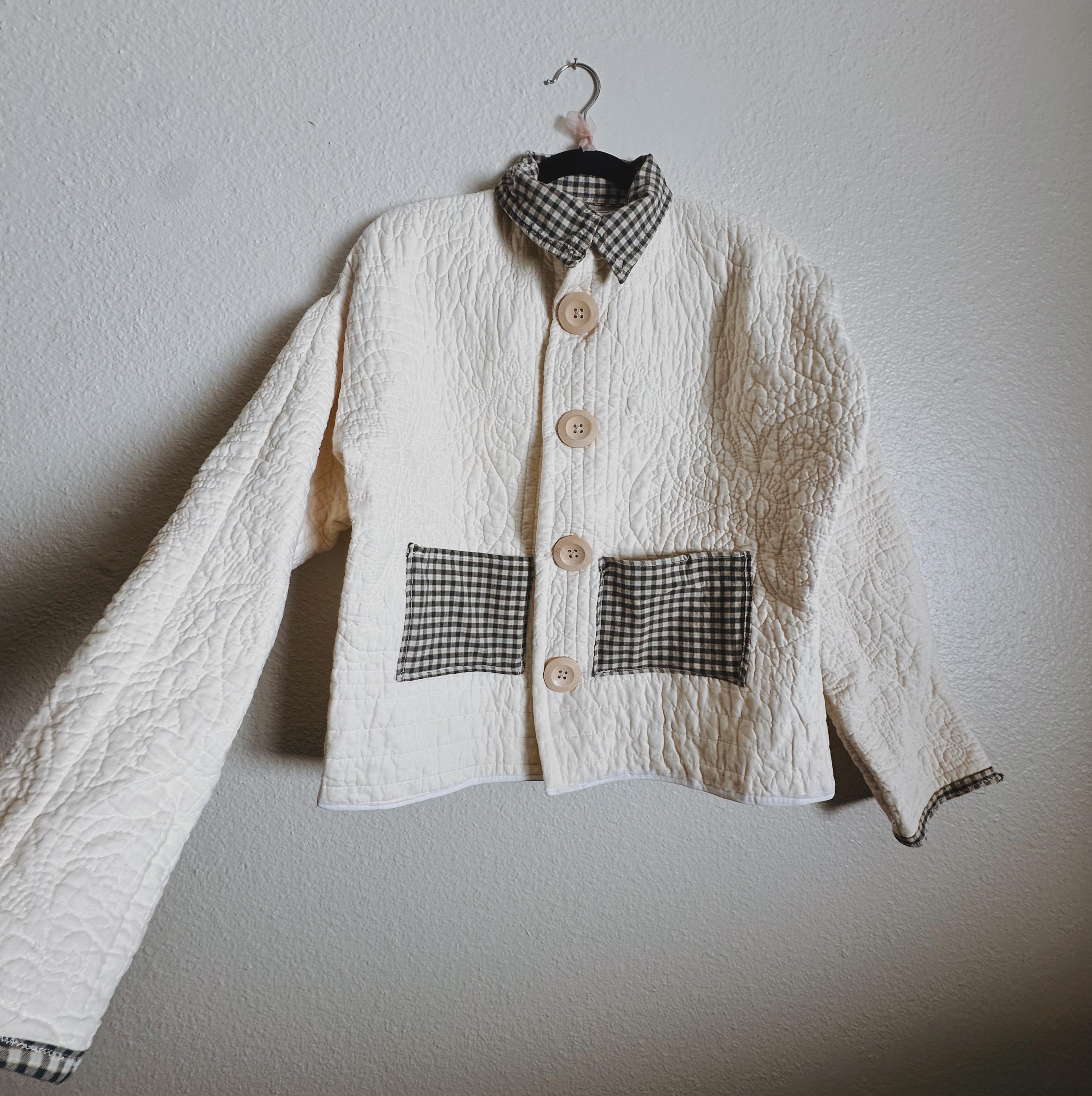 Women’s Handmade Quilted Jacket - Etsy