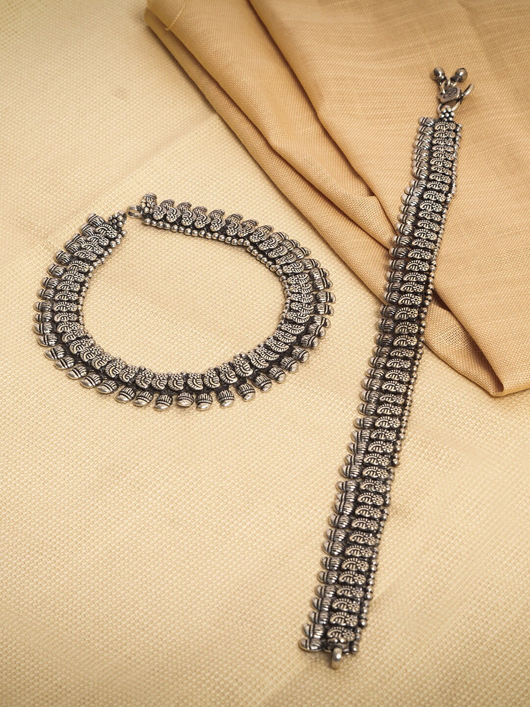 Indian Anklet Oxidized Anklets Made With Brass, Bollywood Anklet ...