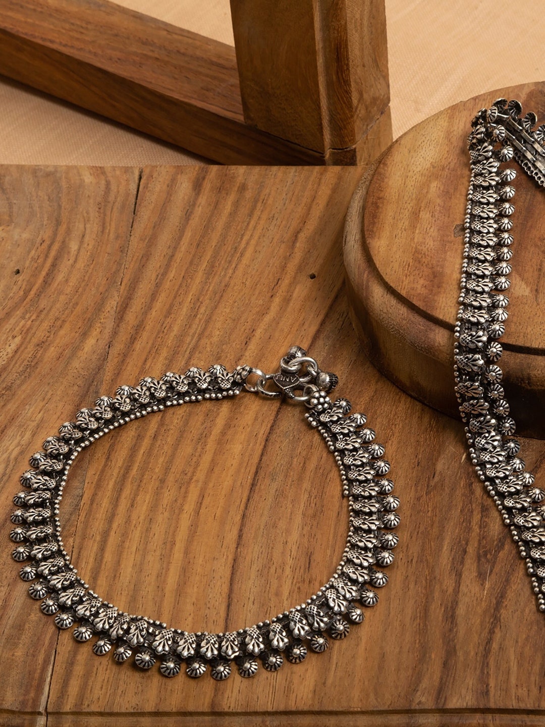 ANKLET FOR WOMEN Oxidized Anklets Made With Brass, Bollywood Anklet ...