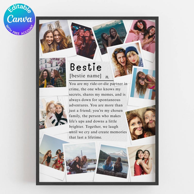 Best Friend Frame - Etsy