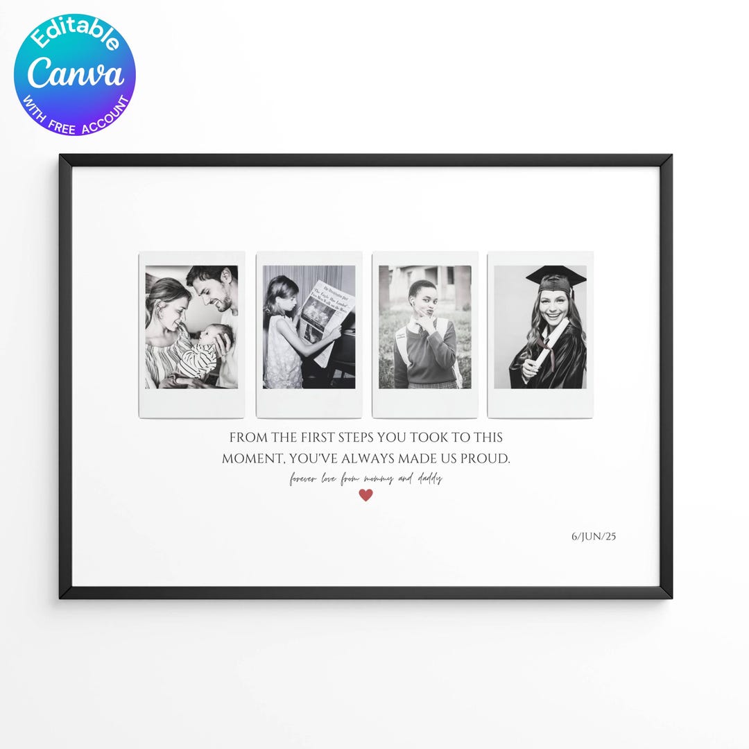 Personalized Graduation Picture Frame Class of 2025 Congrats Grad Photo ...