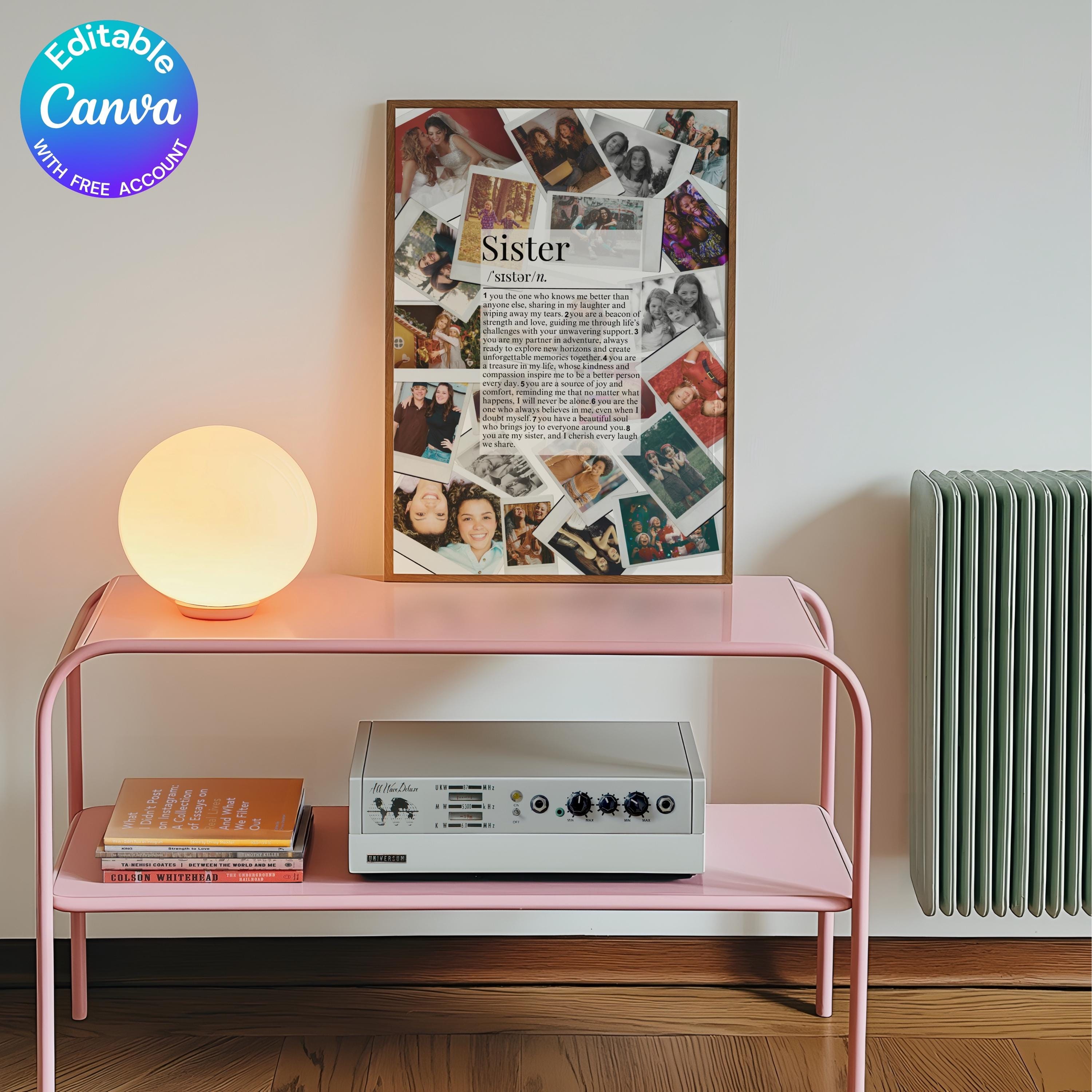 Custom Polaroid Style Print Frame Photo Collage Wall Art Gifts for Soul ...