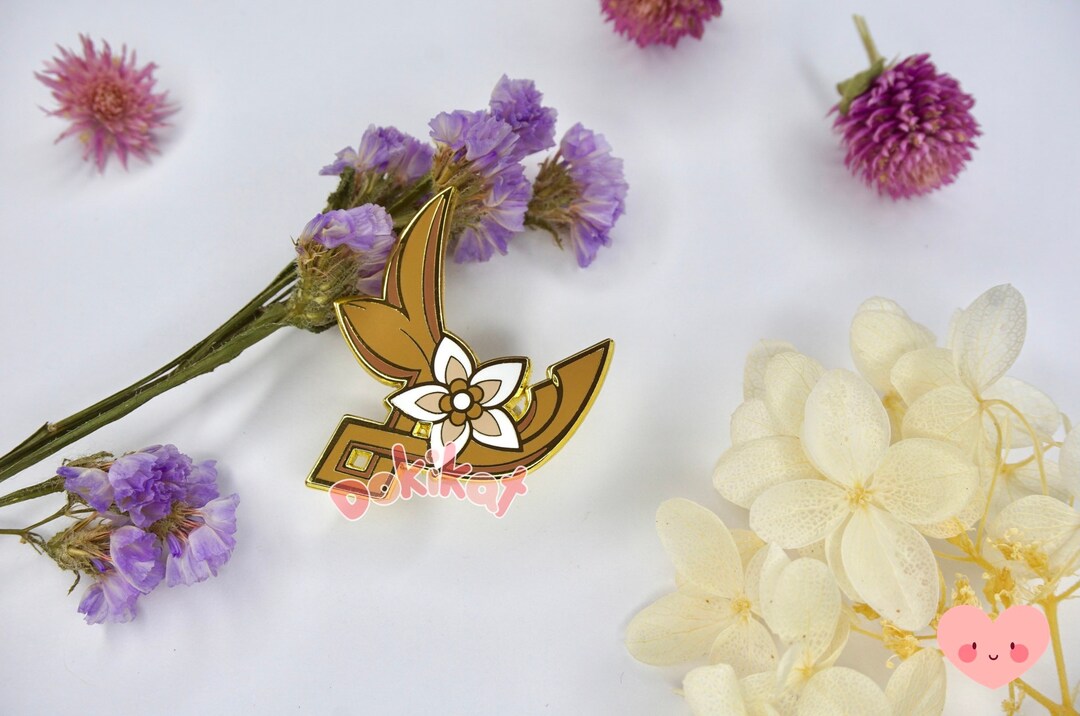 Keqing Enamel Pin Genshin Impact Fanmade Merchandise - Etsy
