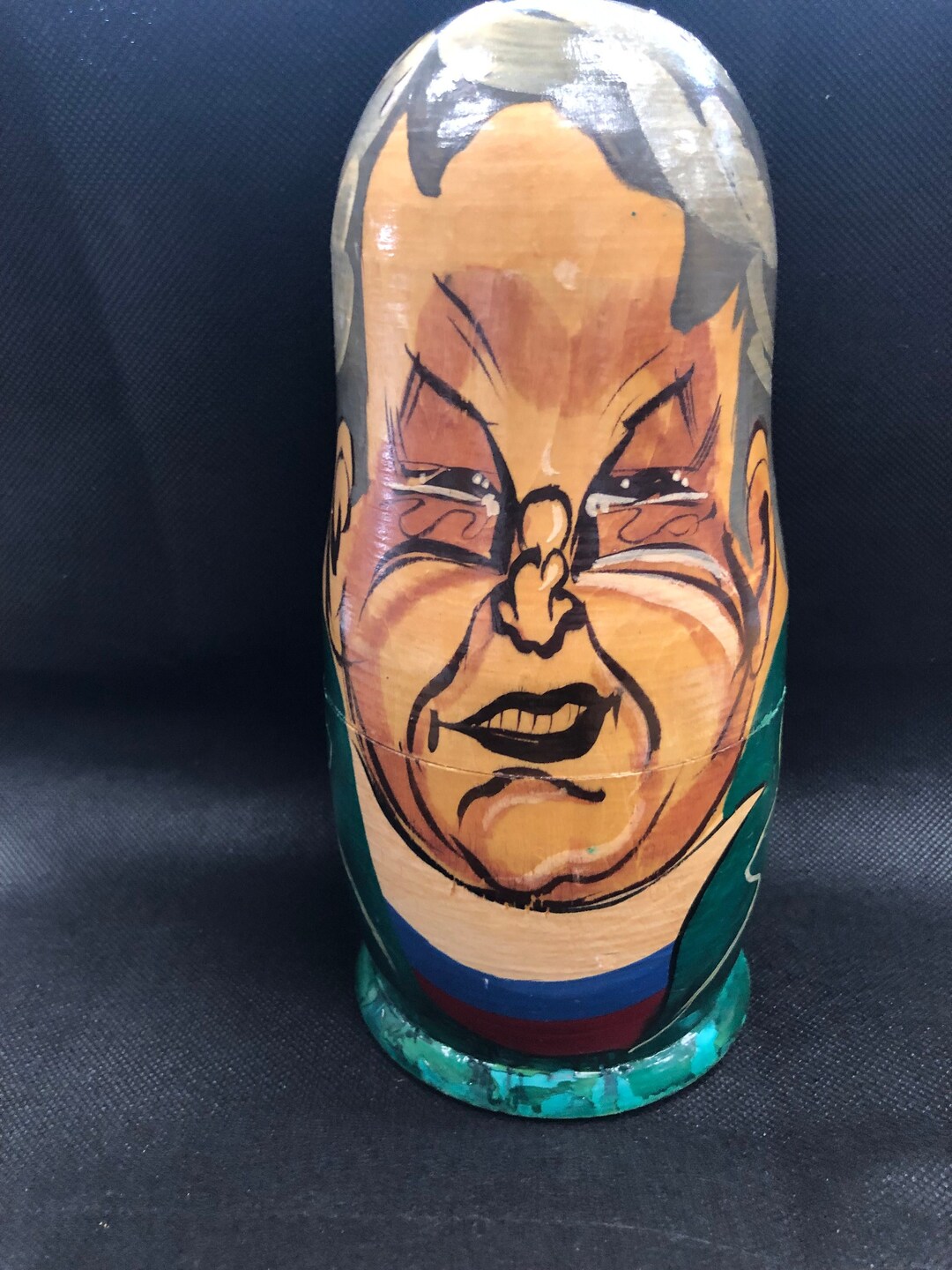 Russian Nesting Dolls Soviet Leaders 1998 Yeltsin Gorbachev Stalin ...