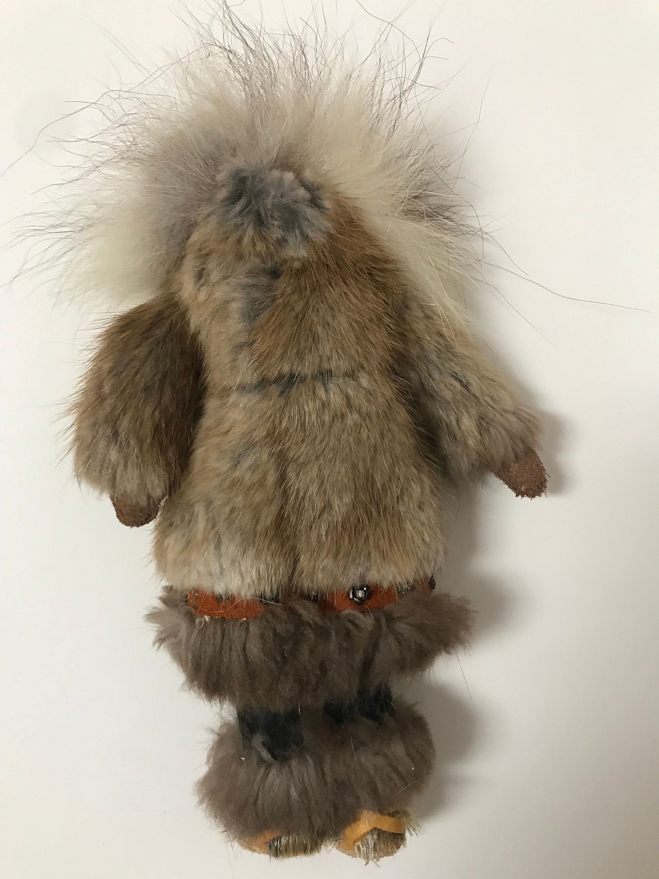 INTUIT Eskimo Indigenous DOLL Handmade With Baby Child Papoose - VG Fur ...