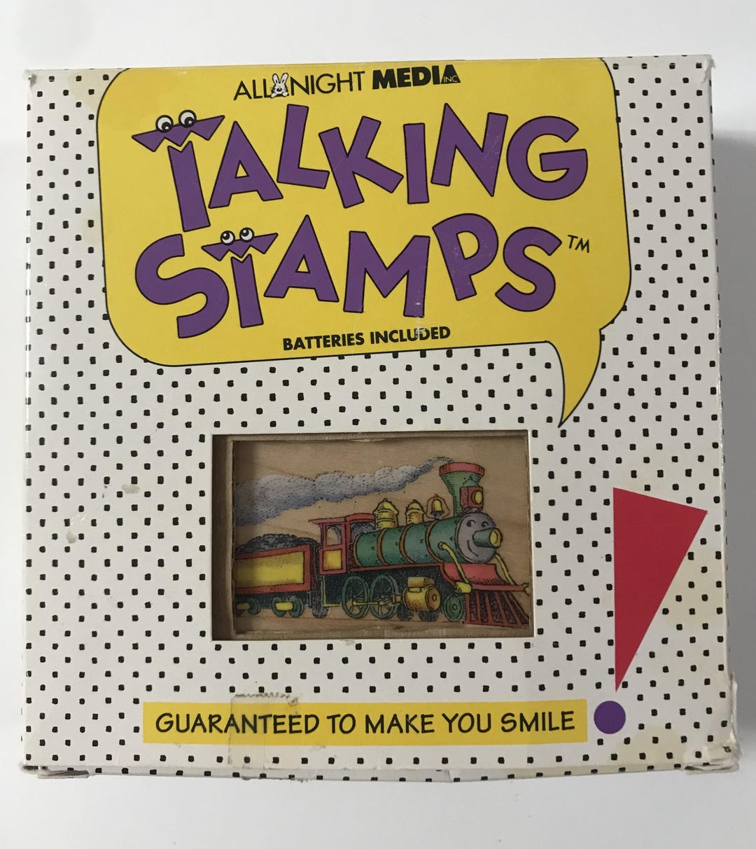 Vintage TALKING Train Stamp All Night Media WORKS NEW in Box - Etsy