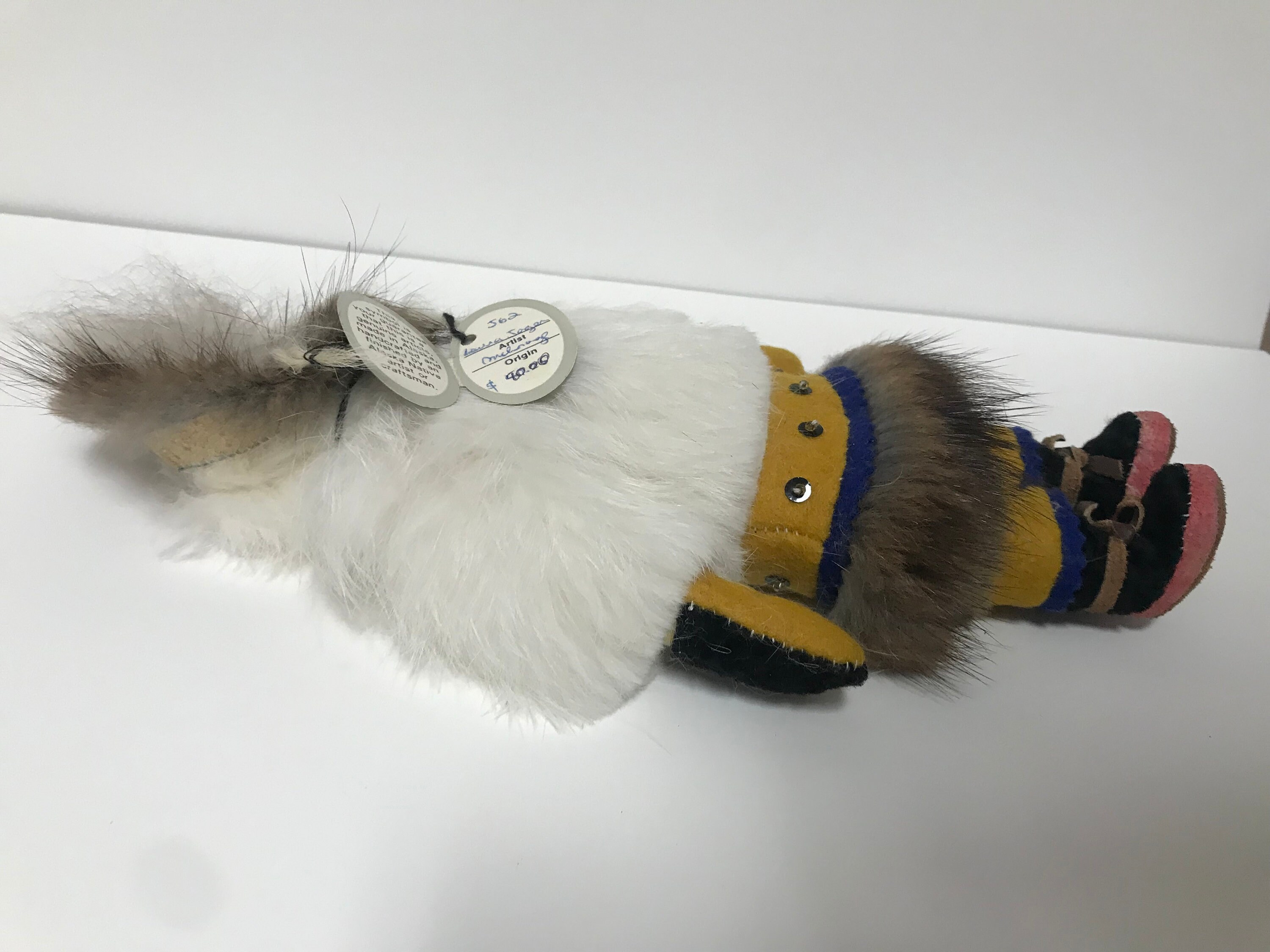 Inuit Eskimo Indigenous Doll WITH TAG Handmade ALASKA Leather & Fur - Etsy