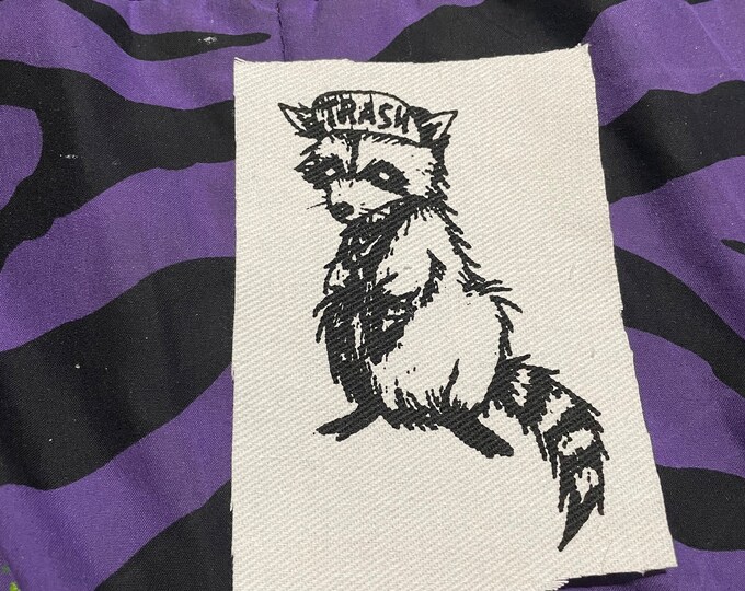 Live Every Day Like Its Trash Day Morale Patch, Raccoon in Trash, Trash ...