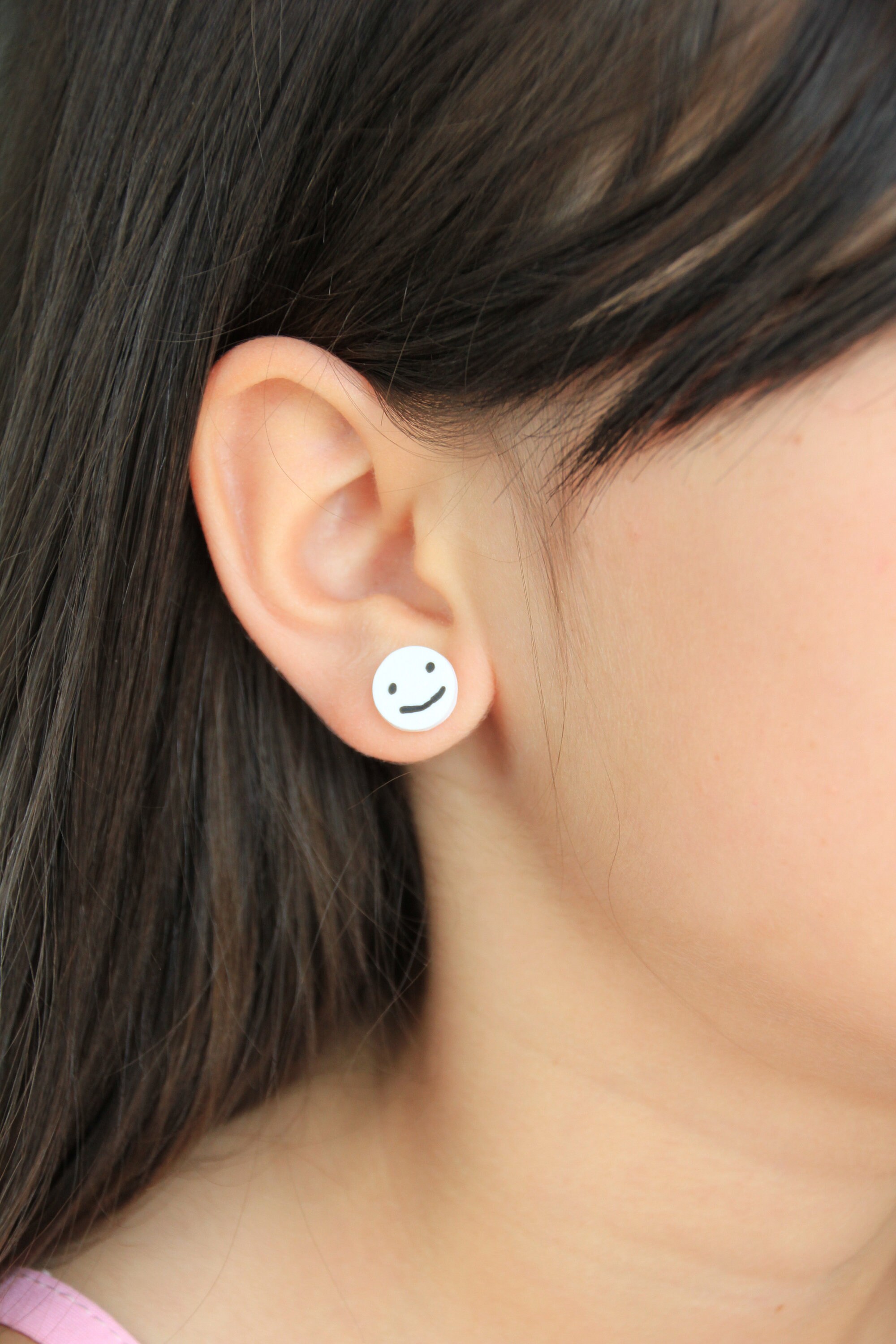 Dream SMP Stud Earrings Mcyt Jewelry Merch Happy Face - Etsy Australia