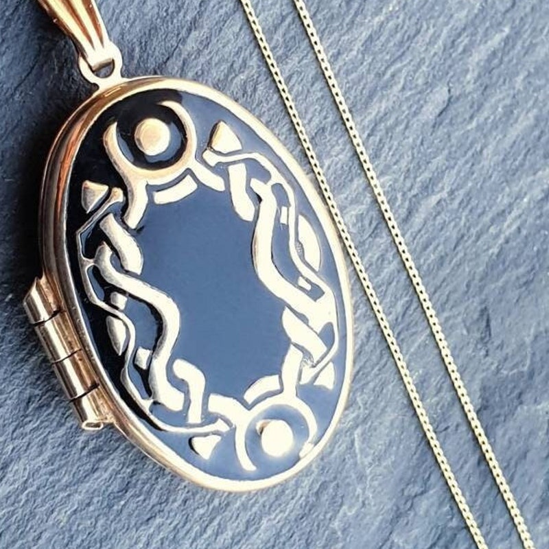 Celtic Locket - Etsy