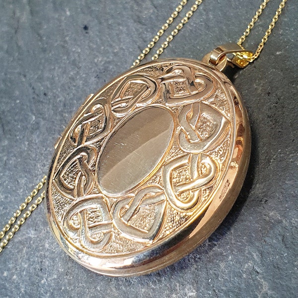 Celtic Locket - Etsy