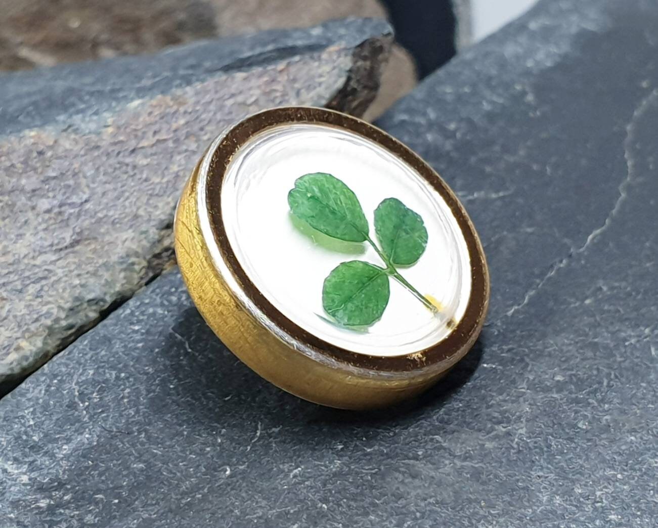 Vintage THREE LEAF CLOVER Pin Brooch Celtic Irish 1.9g - Etsy