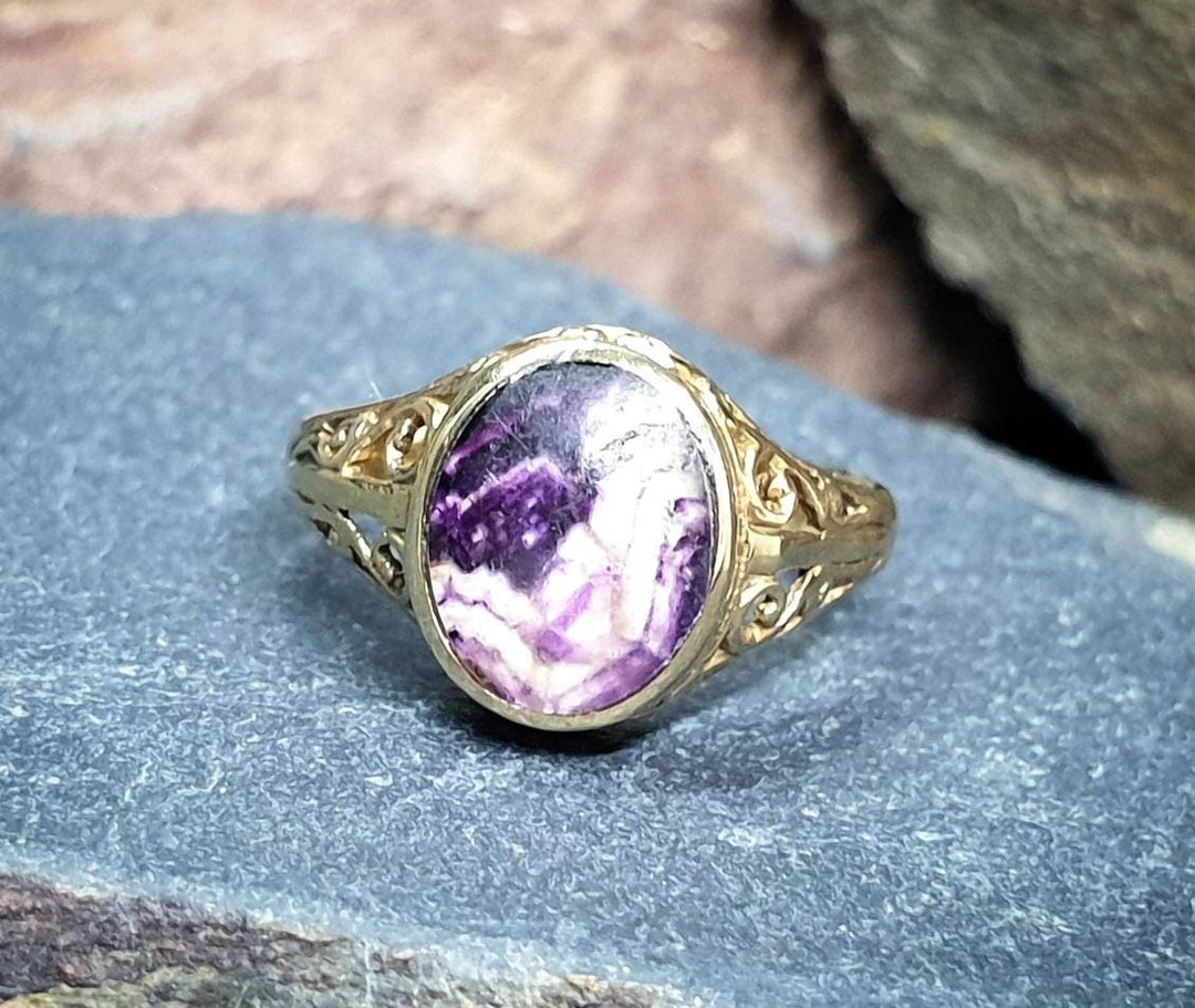 9ct Gold BLUE JOHN RING With Celtic Scroll Size Uk K us 5 2.2g - Etsy UK