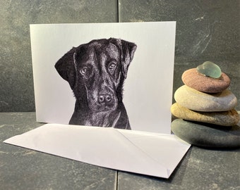 Dog Card I Lab Adore You, Labrador Card, Dog Greeting Card, Cute Dog ...