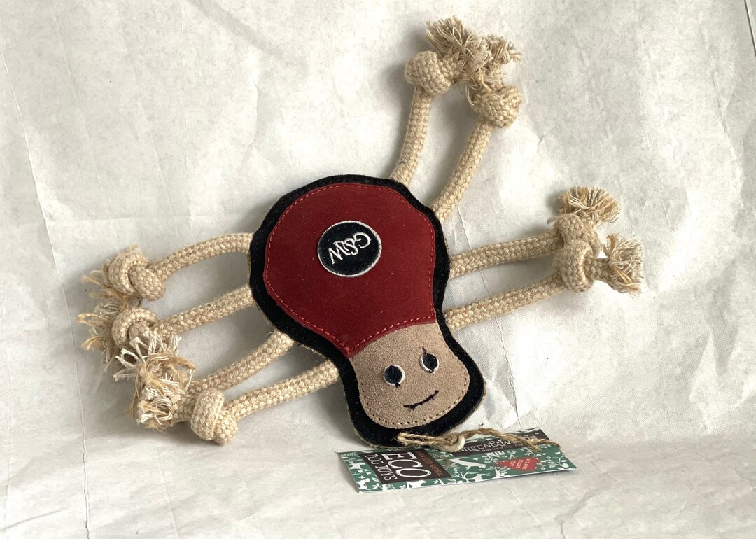 Eco-friendly Spike the Spider Dog Toy for Pet - Etsy