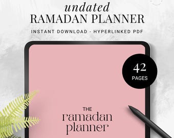 Ramadan Planner, 2025, Minimalist, Digital Planner, Printable Planner ...