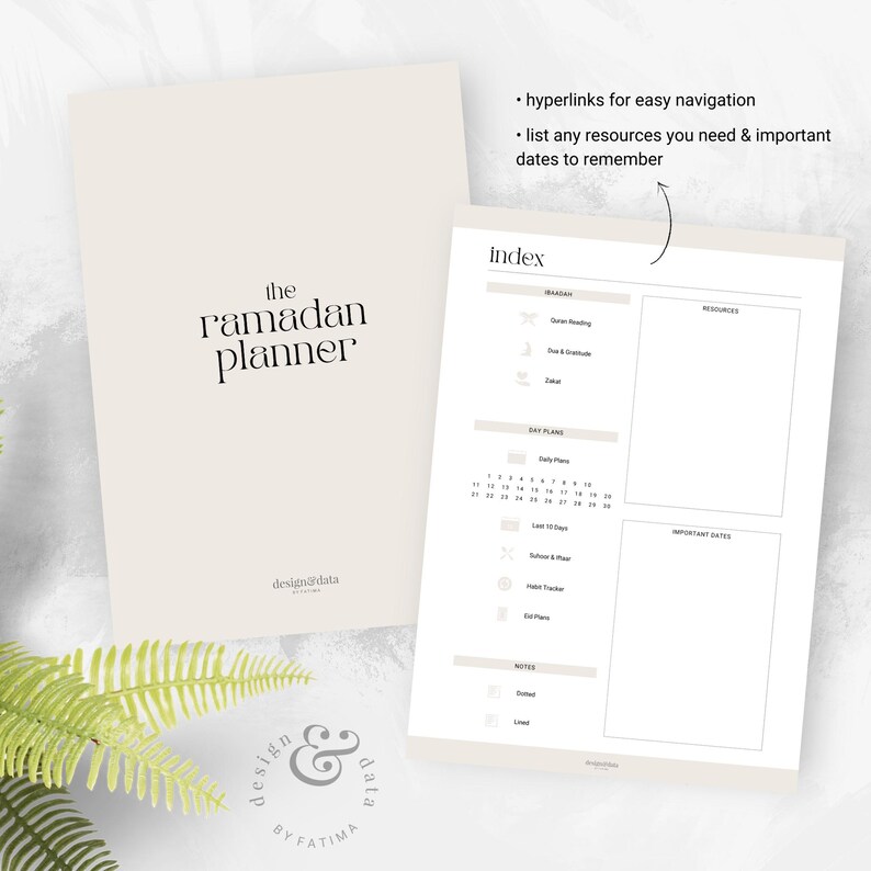 Ramadan Planner, 2025, Minimalist, Digital Planner, Printable Planner ...