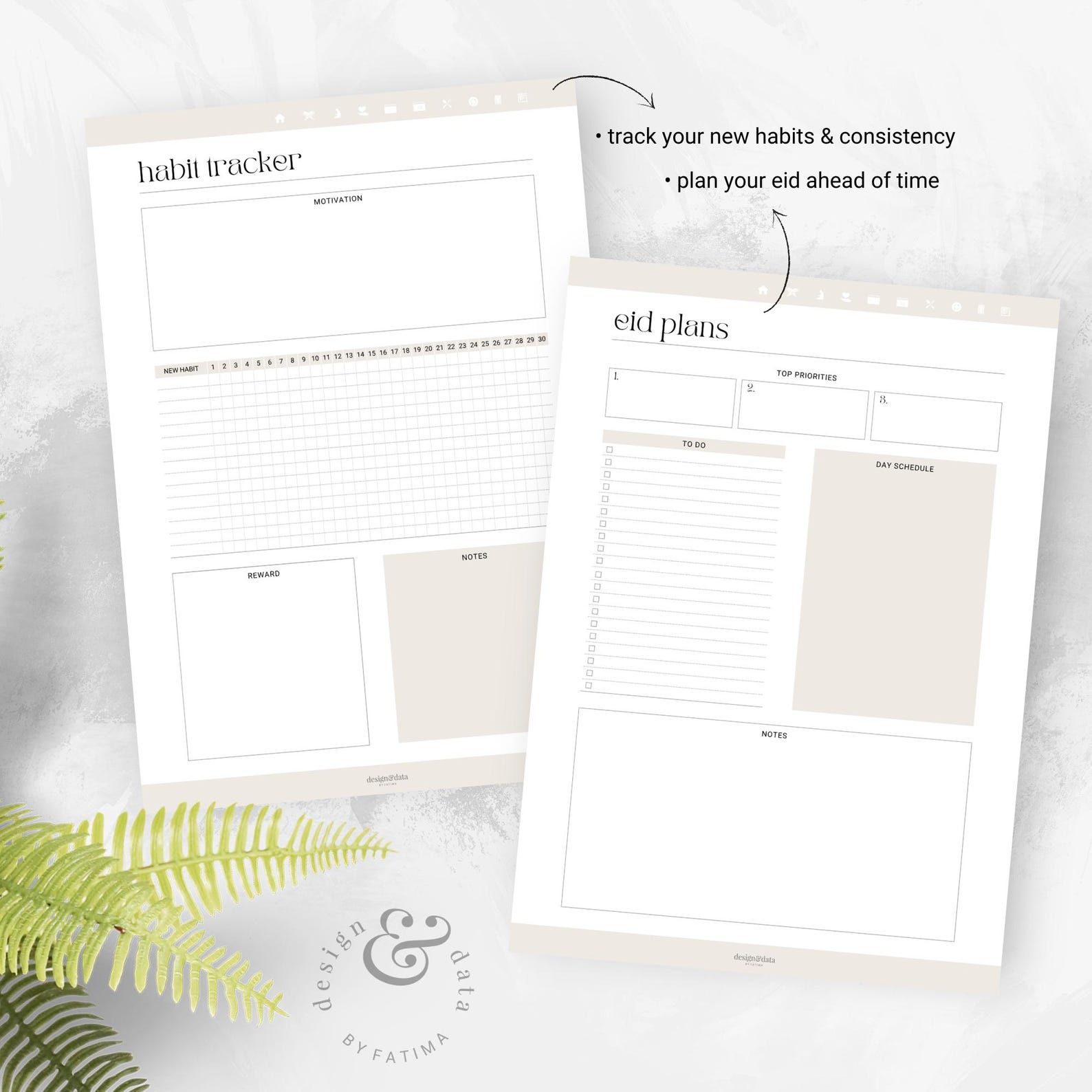 Ramadan Planner, 2025, Minimalist, Digital Planner, Printable Planner ...