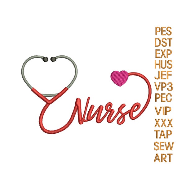 Nurse Embroidery - Etsy