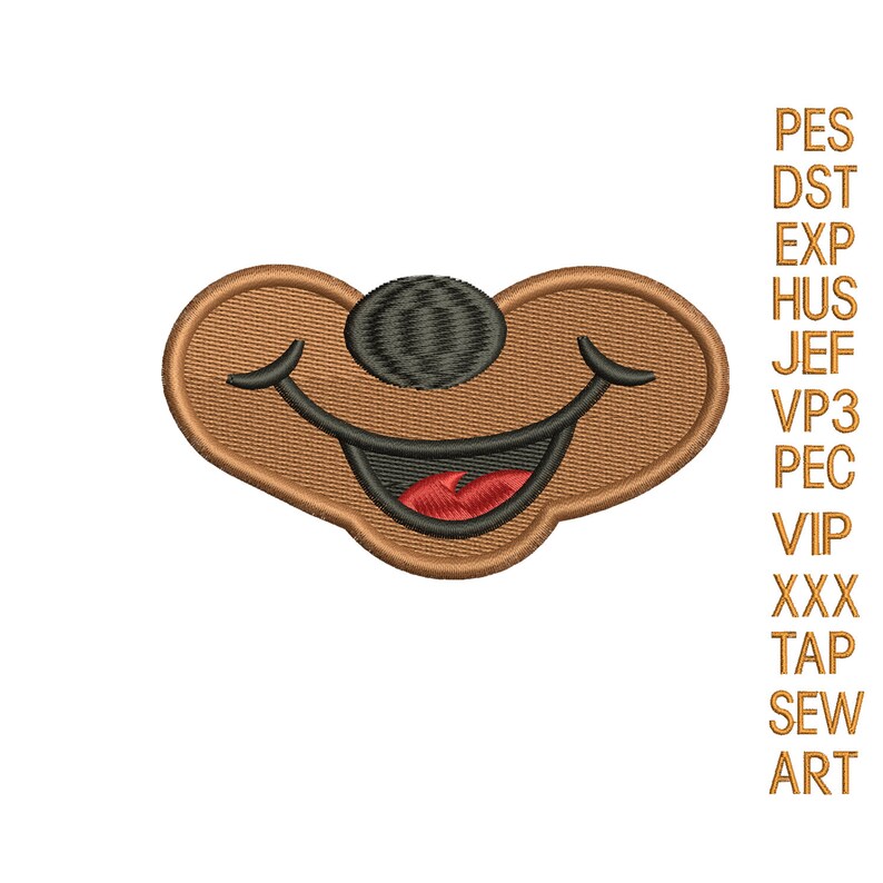 Mask embroidery Designface Embroidery designwhiskers | Etsy