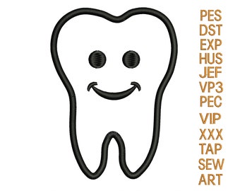DIY Design Machine Embroidery Design Tooth Dentist Orthodontist Dental ...
