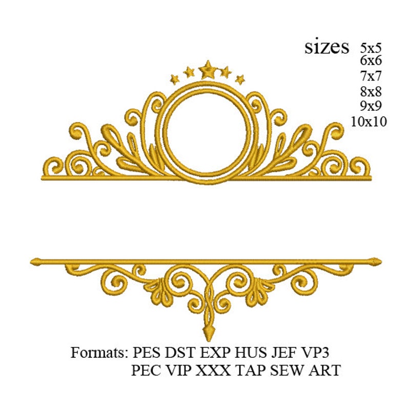 Decorative Frame Elegant Royal Frame Name Border Frame | Etsy