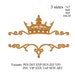 Mini Crown Embroidery Design, Tiara Embroidery Design, Princess Crown ...