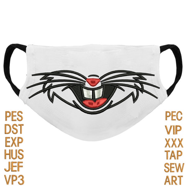 Bunny Face Mask - Etsy