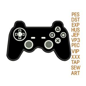 Video Game Applique Embroidery Design,video Game Embroidery Pattern ...