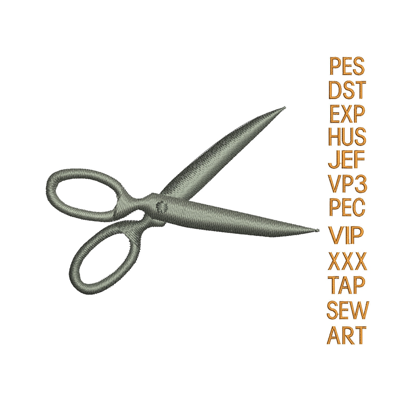 Scissor embroidery designScissor applique embroidery | Etsy
