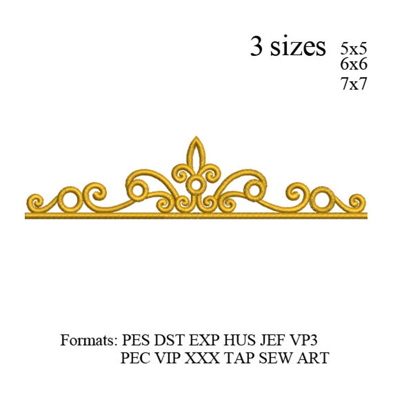 Floral Name Border Frame Embroidery Designfloral Name Border - Etsy