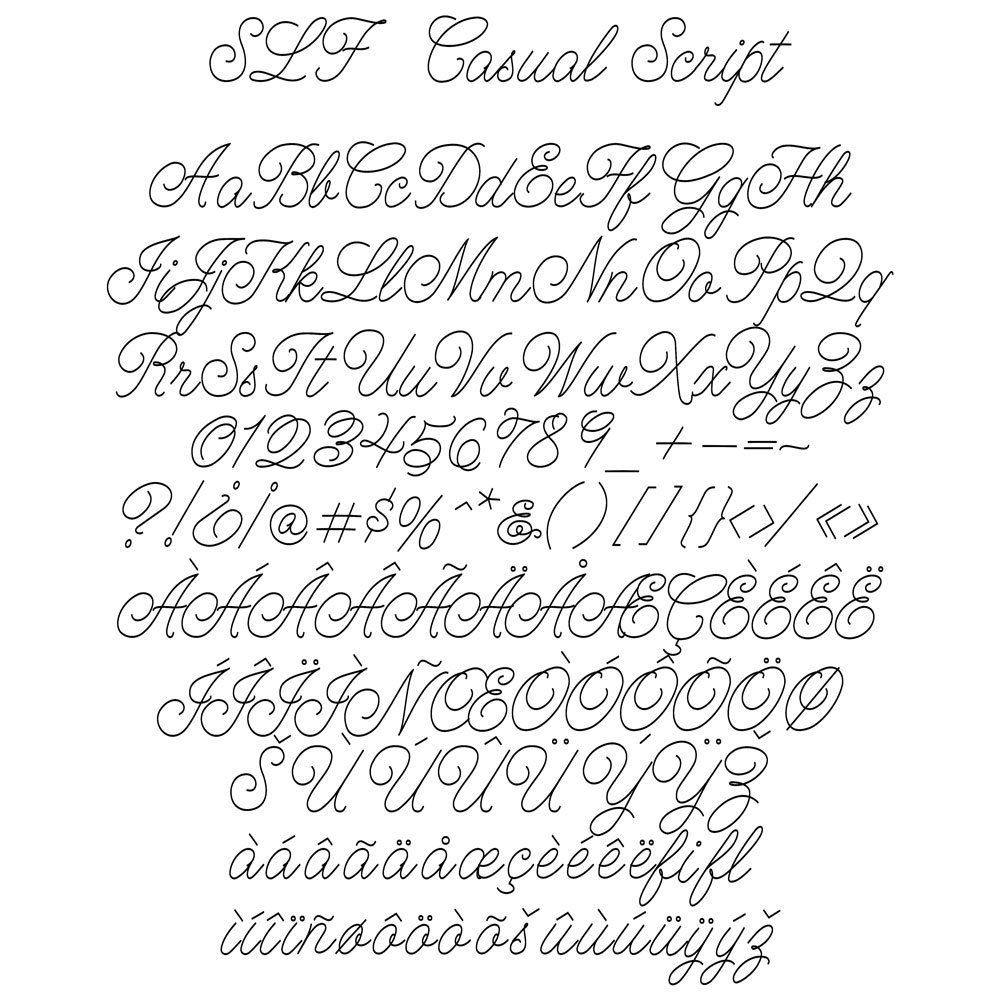 Fuentes de una sola línea Fuente Cricut - Fuente monoline - Fuente ...