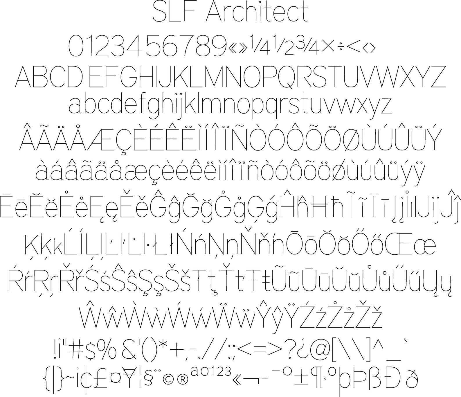 GENUINE Single Line Fonts©tm slf Architect Journaling Font Glowforge ...