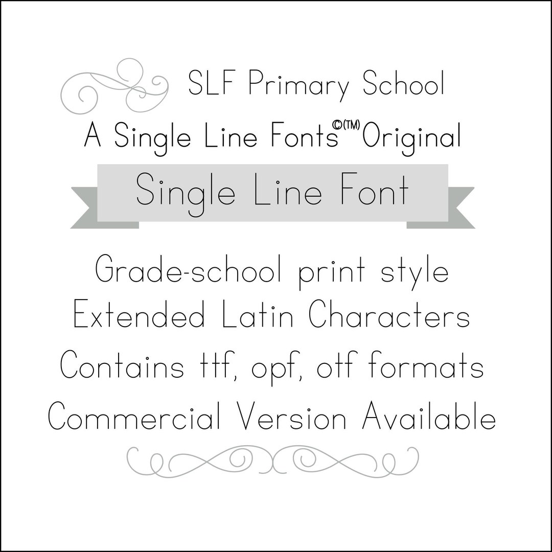 Single Line Fonts - Hairline Font - Monoline Font - Sketch Pen Font for ...