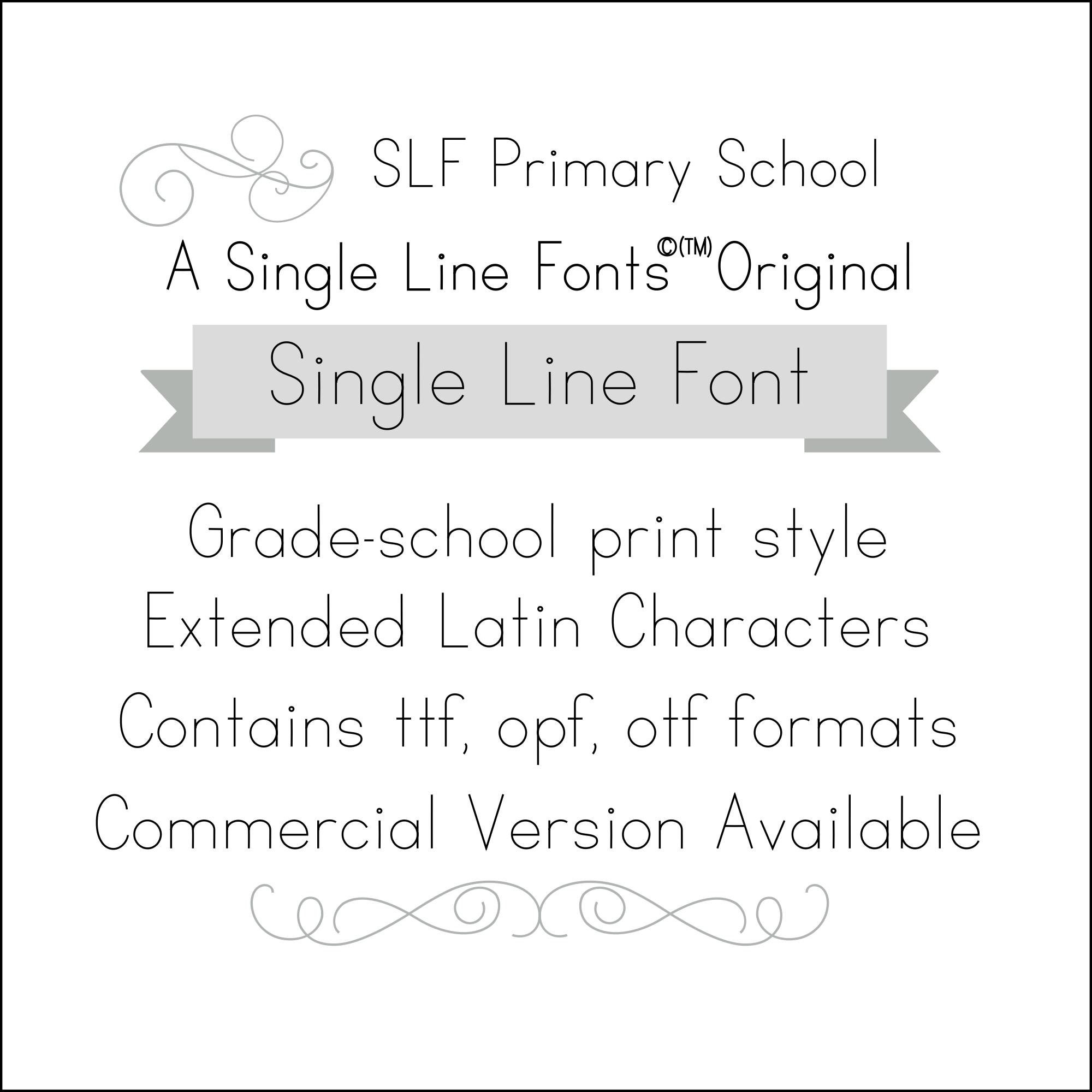 Grade School Single Line Font • Cricut Writing, Sketch Pen & Laser ...