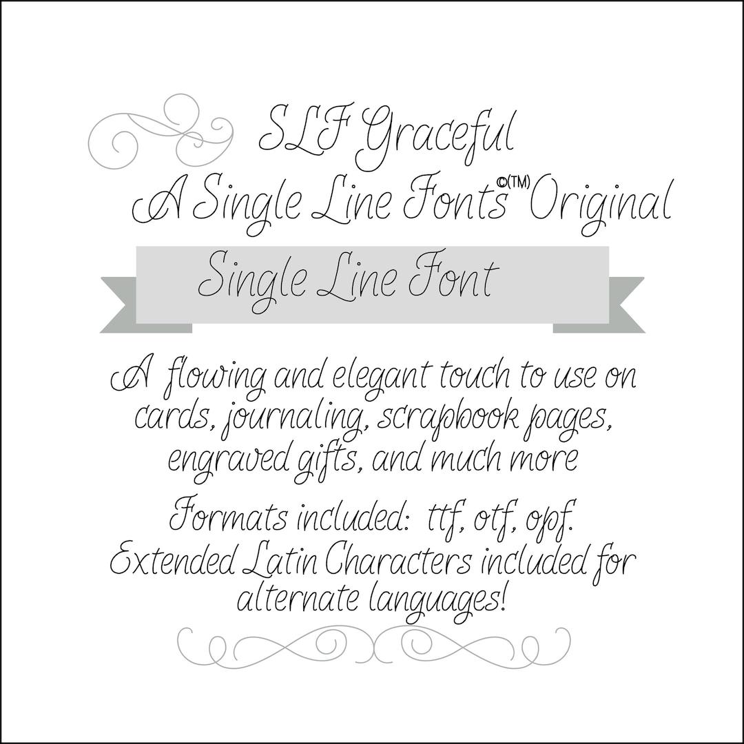 Single Line Fonts Silhouette Font - CNC Font - Laser Font - Pen Tool ...