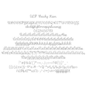 Single Line Fonts Glowforge Font - Foil Quill Font - Cricut Font ...