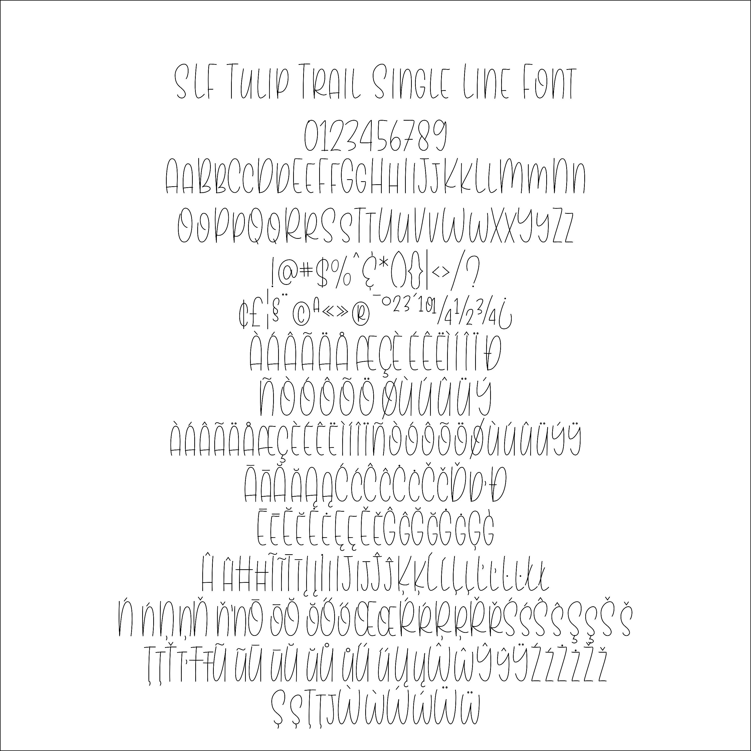 Single Line Fonts Monoline Font Scoring Font Hairlinefont Engraving ...